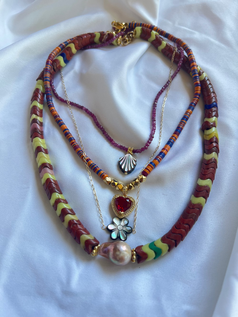 Vanessa Mooney - The Ruby Shell Necklace - Necklaces - Default...